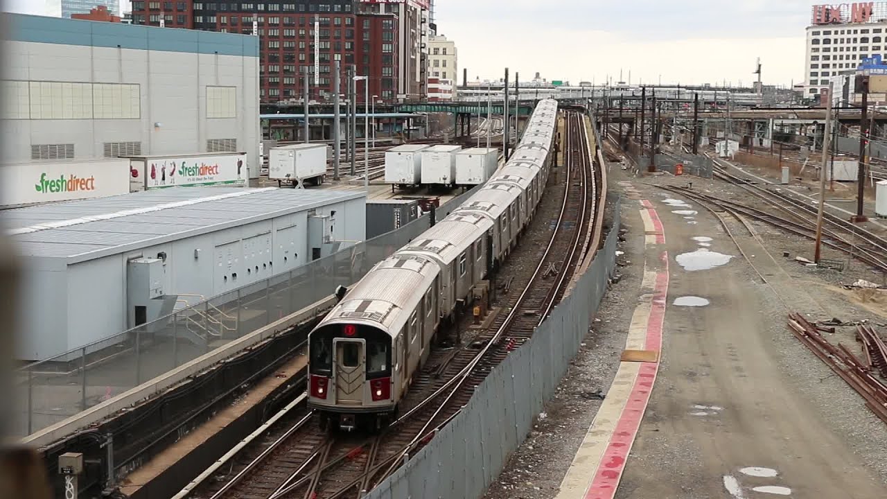 NYC Subway: (7) Trains Terminating at Hunters Point Avenue - YouTube