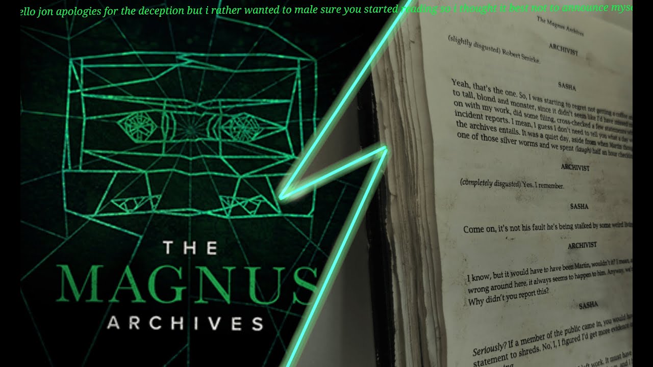 Turning THE MAGNUS ARCHIVES into a physical BOOK! - YouTube