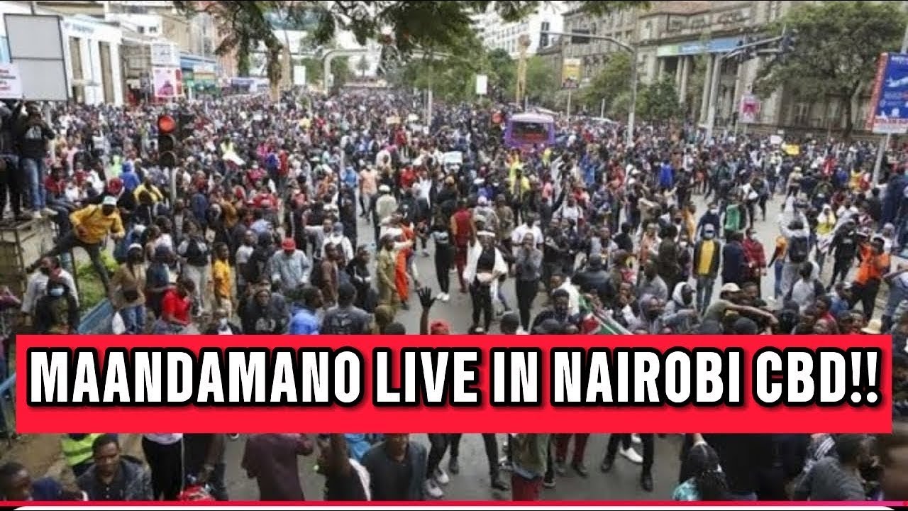 LIVE FROM CBD MAANDAMANO MONDAY - YouTube