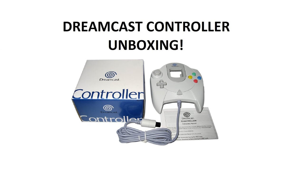 Sega Dreamcast Controller Unboxing! - YouTube