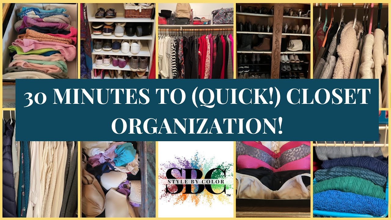 6 Easy Steps to Clean Out Your Closet - YouTube