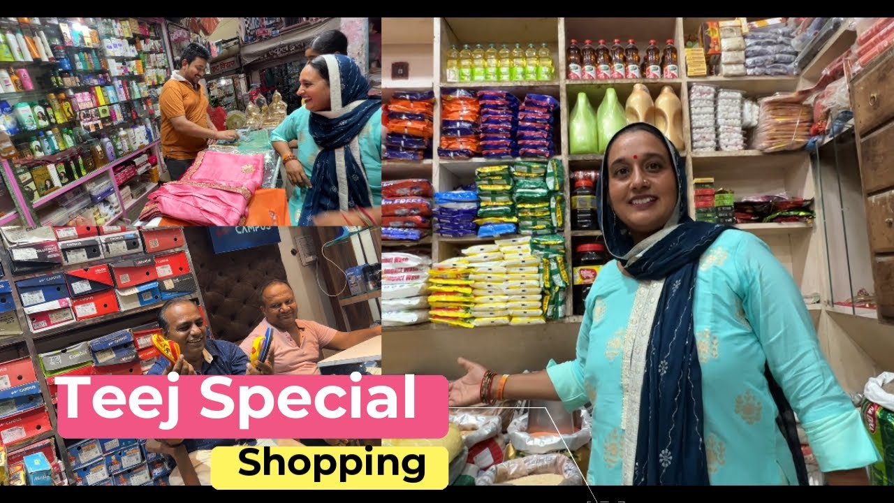 Teej Special Shopping || Pal Family Vlogs - YouTube