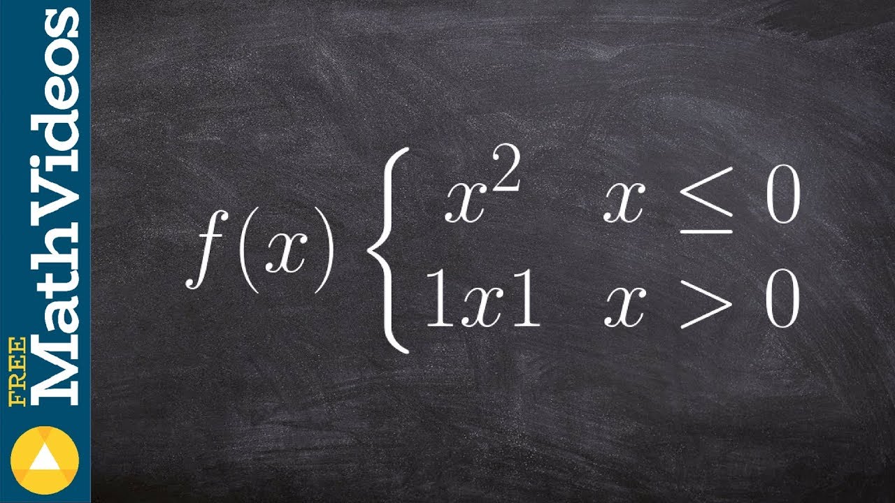 How To Graph A Piecewise Function With A Quadratic And Absolute Value How To Graph A Piecewise Function With A Quadratic And Absolute Value