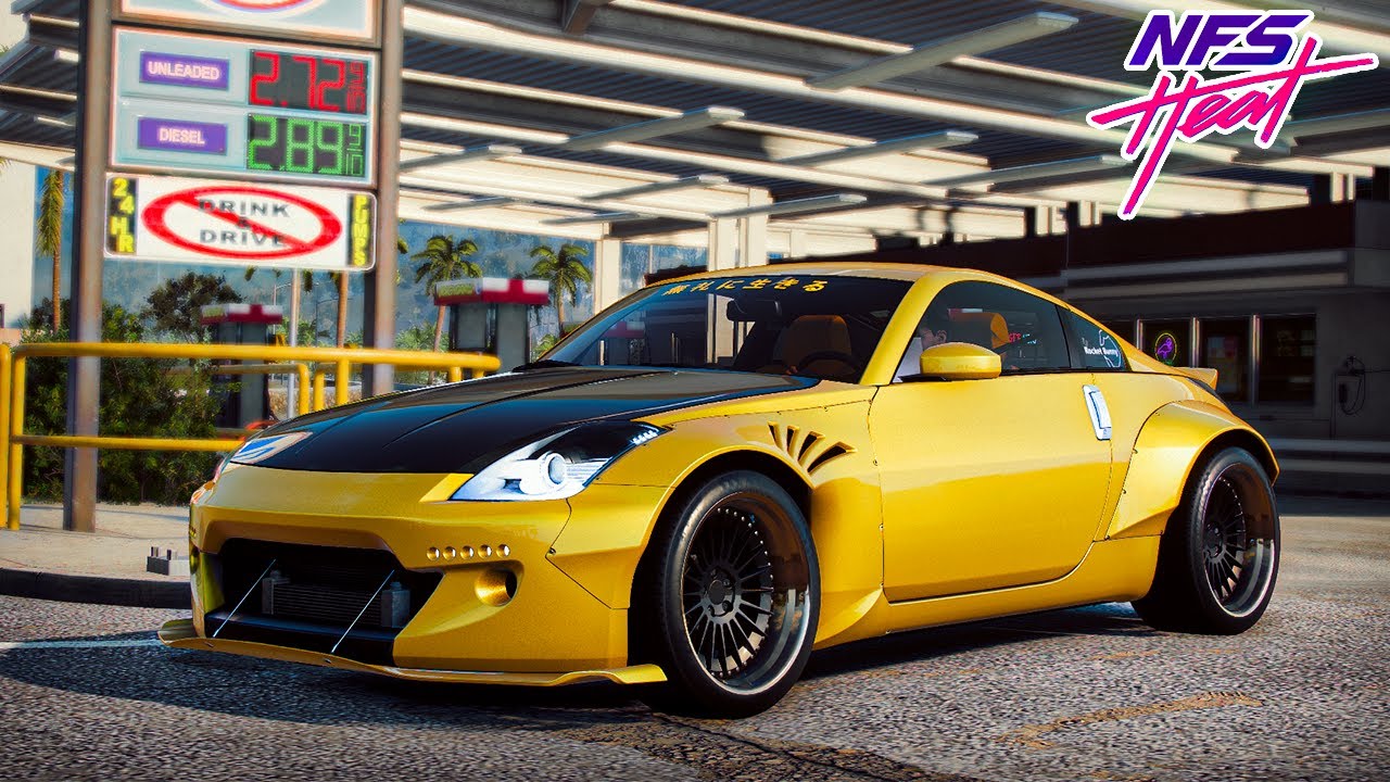 Modifikasi Nissan 350Z Spec Drift - NFS Heat Gameplay - YouTube