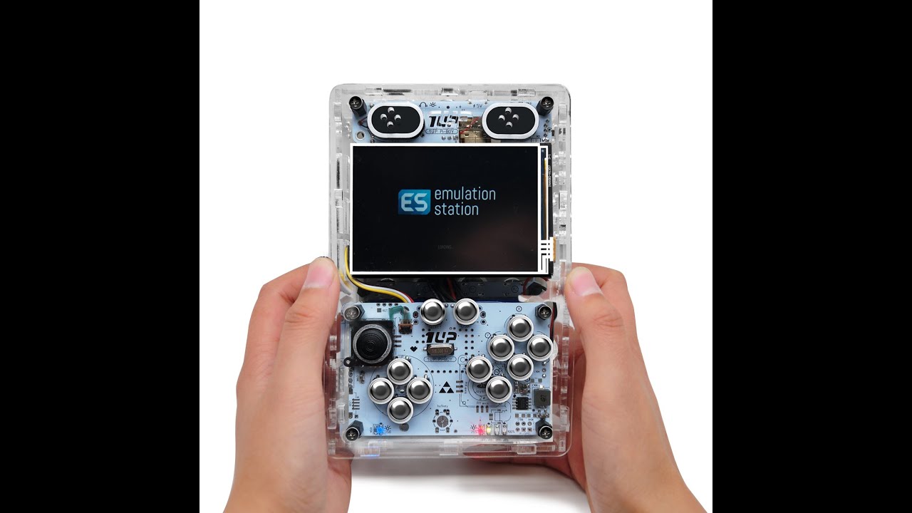1 Up Pi-boy Raspberry Pi Handheld video game console - YouTube