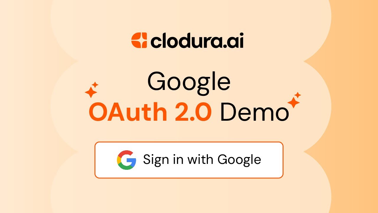 Clodura.AI - Google OAuth Demo Video - YouTube