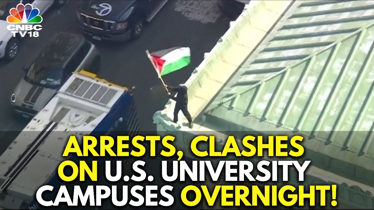 Violent Clashes Flare Up On UCLA Campus | Cops Raid Columbia University ...