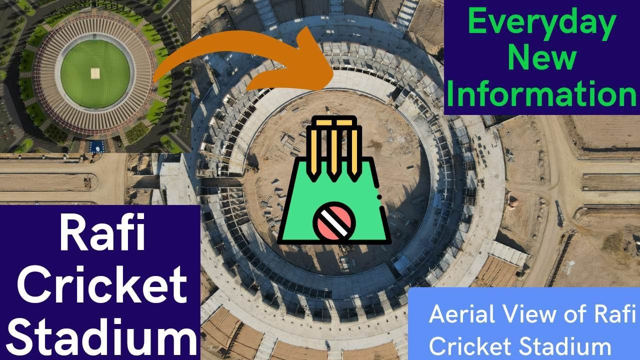 Rafi Cricket Stadium Latest Update/ Aerial View of Rafi Cricket Stadium ...
