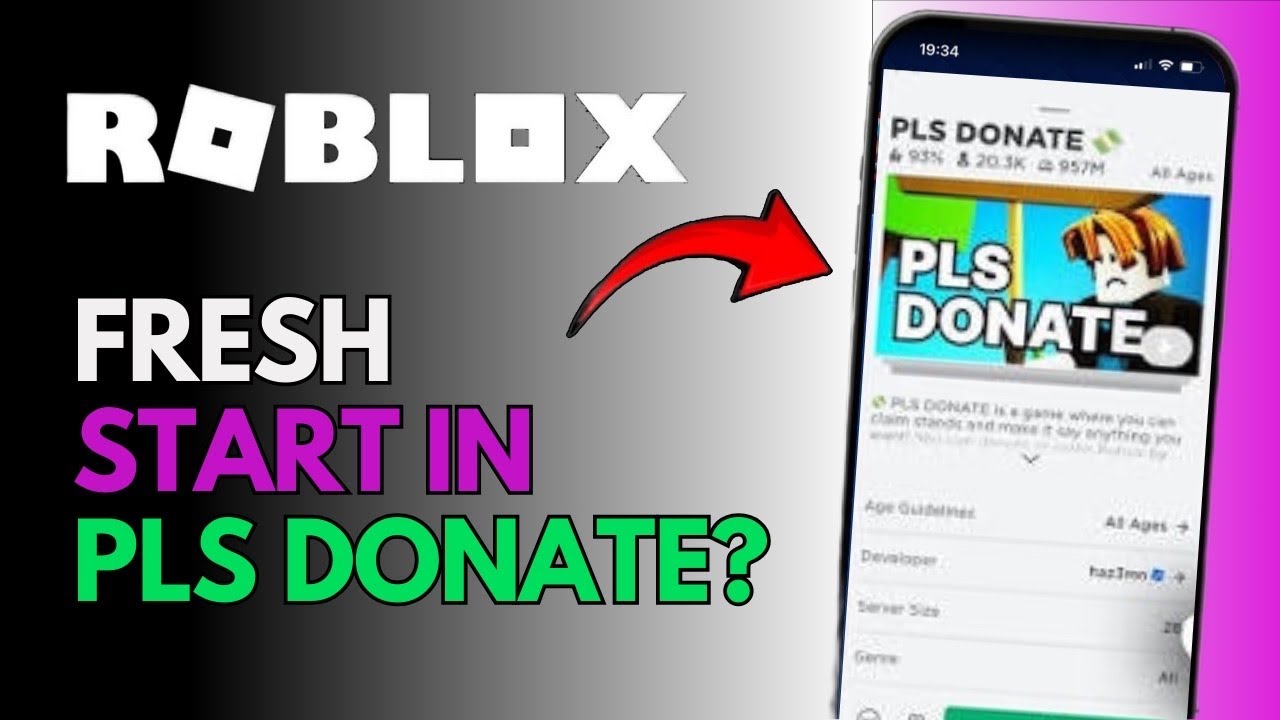 HOW TO RESET YOUR RAISED AMOUNT IN PLS DONATE - Full Guide - YouTube