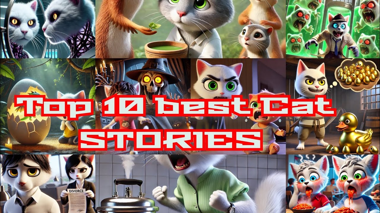 Top 10 Best Cat Stories | AI Cat Stories | Cat Compilation Videos - YouTube