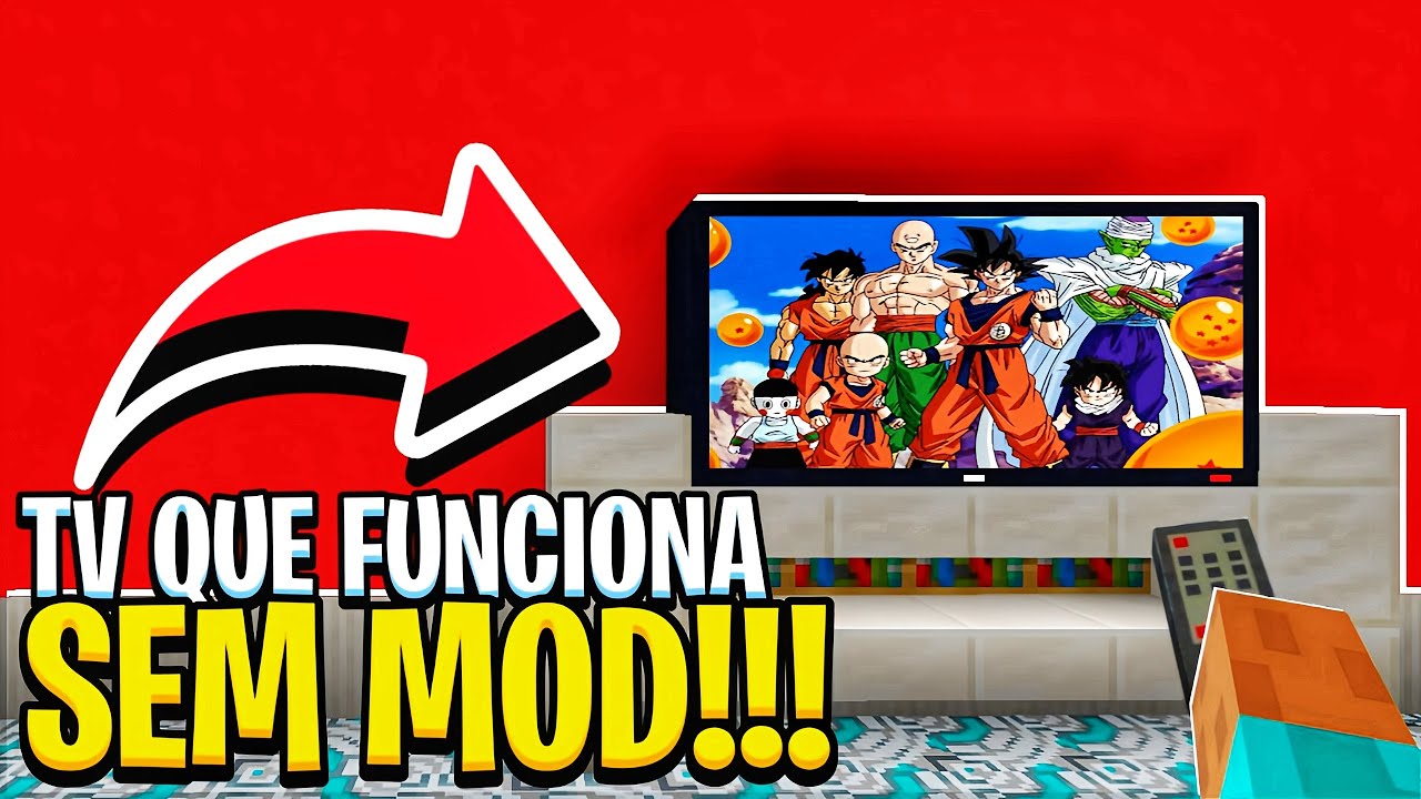 COMO ASSISTIR NA TV QUE FUNCIONA SEM MOD NO MINECRAFT!!!🤯🖥 - YouTube