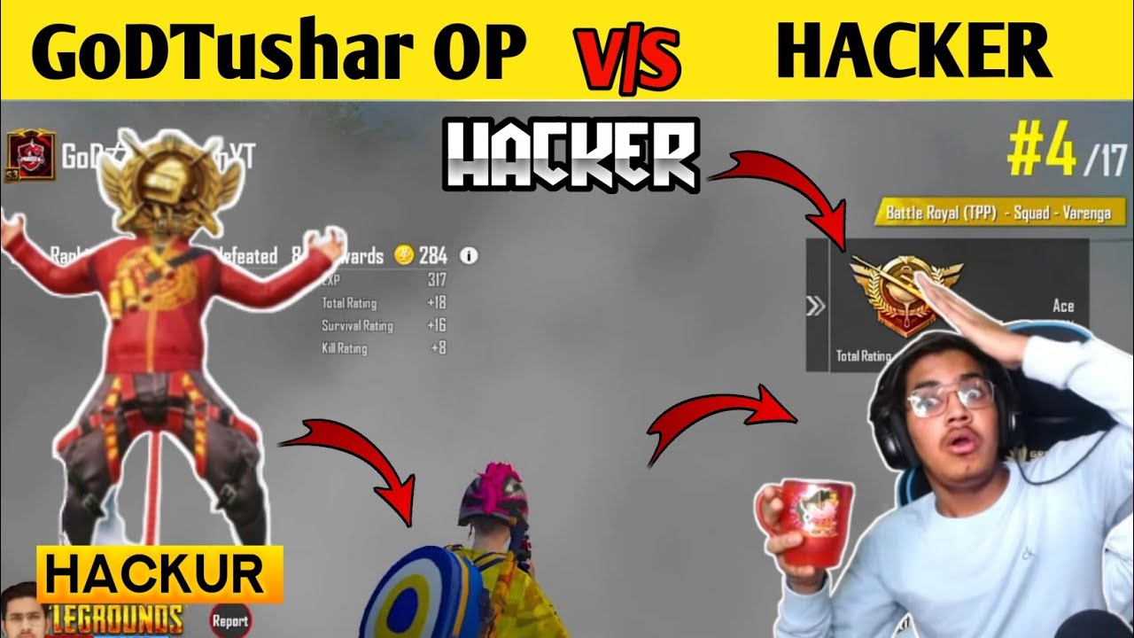 😱GoDTushar OP vs Hacker Intense Fight || GoDPraveenYT vs Hacker ||@godtusharop1 Killed By Hacker ...