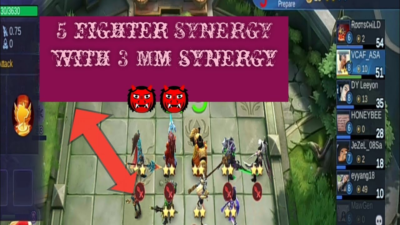 Top 1 Global Magic Chess-Fighter Synergy /Mm synergy - YouTube