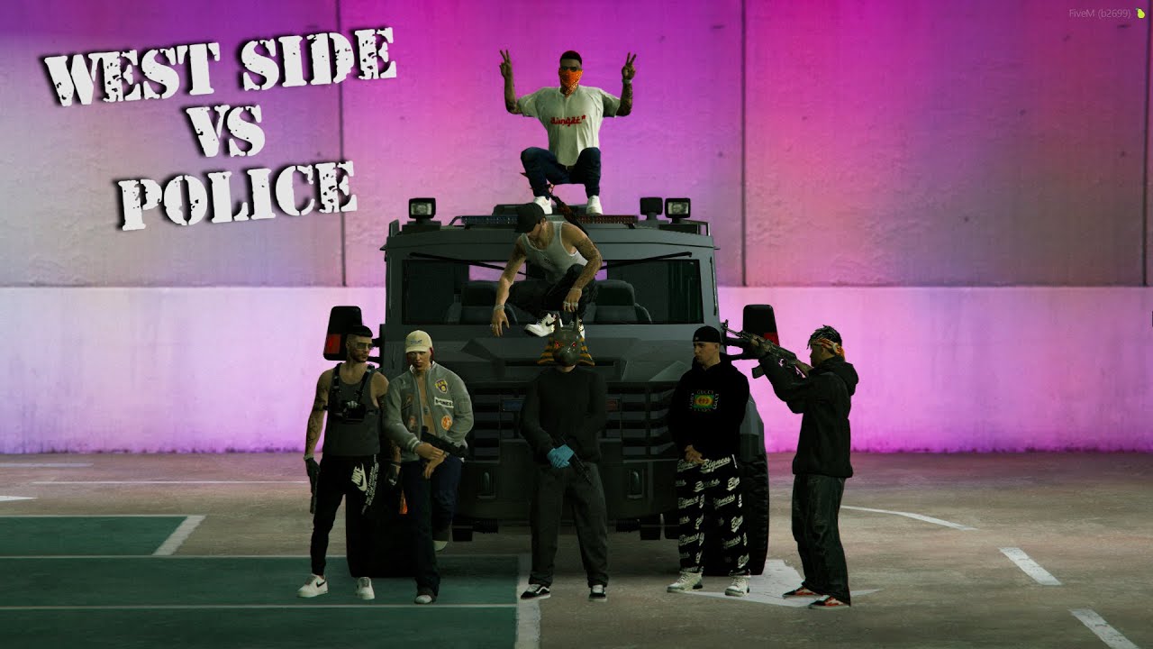 WEST SIDE VS POLICE - ALEXANDRIA GANG #executiveroleplay #executiverp # ...