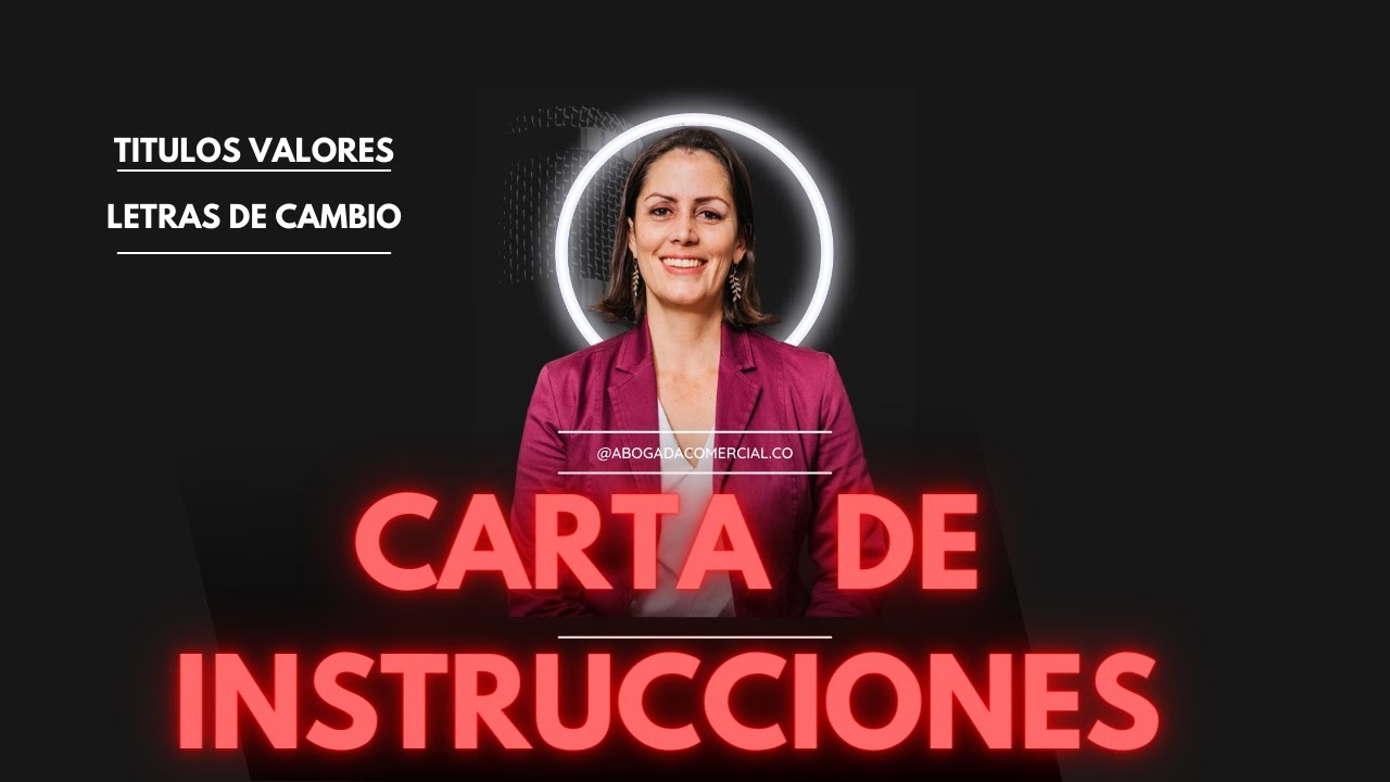 CARTA DE INSTRUCCIONES - Títulos Valores -- Letra de Cambio - Pagaré ...