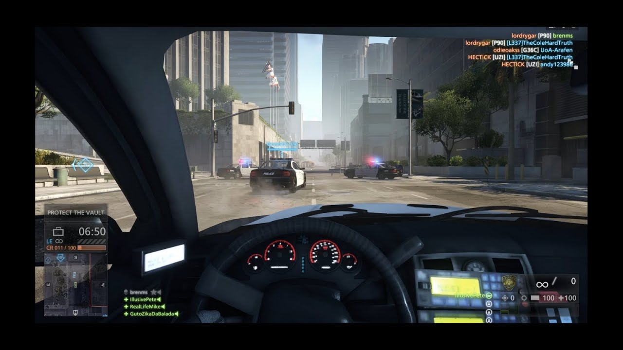 Battlefield Hardline Police Heist Gameplay PC 1080P - YouTube