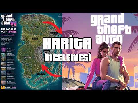 GTA 6 HARİTA İNCELEMESİ | ENG