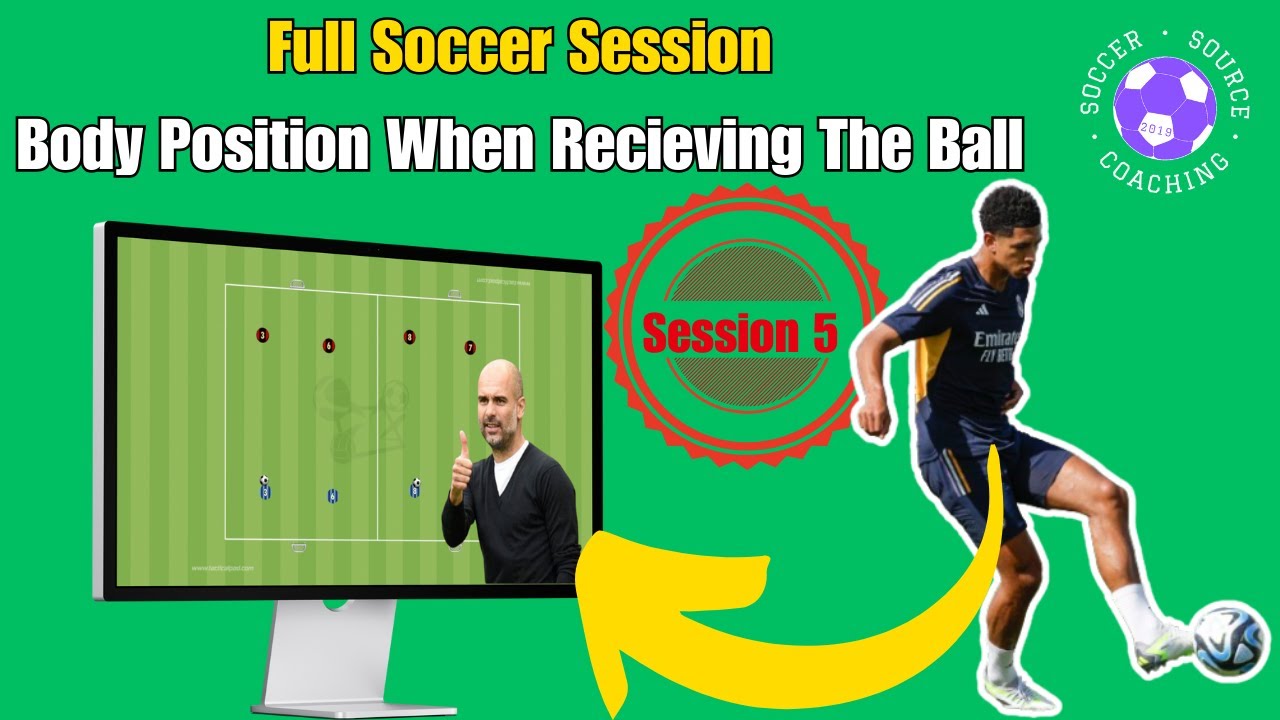 Full Soccer/Football Session For Lower Level Teams | Session 5 (Body ...
