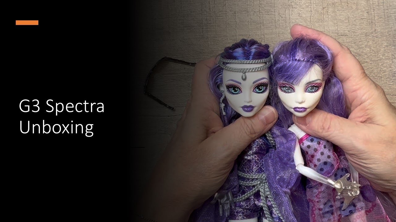 Spectra Vondergeist CORE REFRESH G3 Monster High Doll Unboxing + Review ...