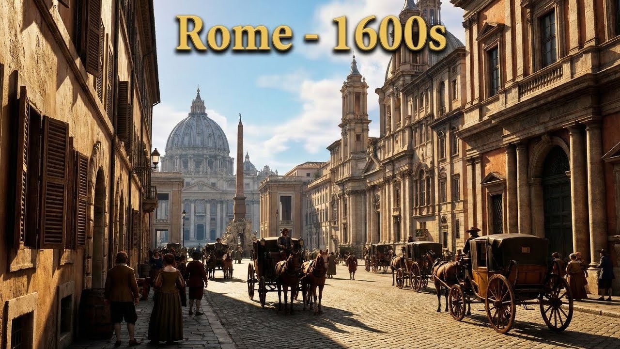Rome 1600s ( Ai Reconstruction ) - YouTube