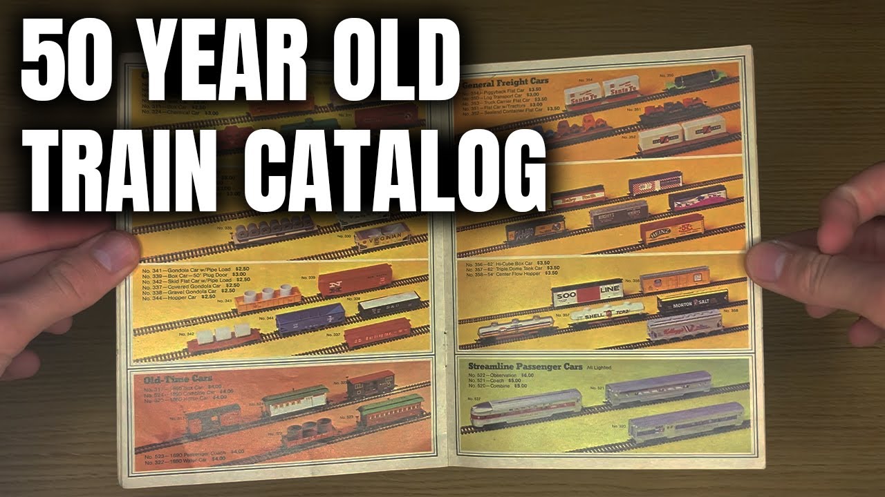 Reading A 50 Year Old Train Catalog (TYCO) - YouTube