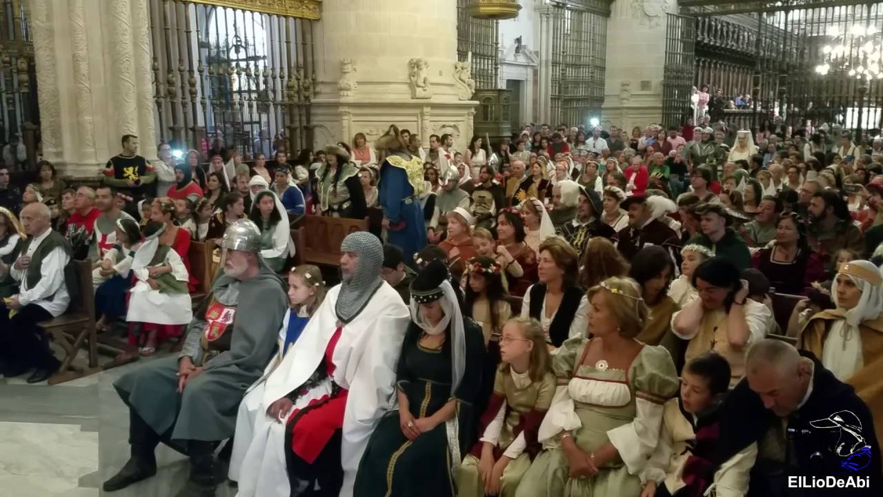 Fin de Semana Cidiano. Ofrenda de Flores en la Tumba del Cid - YouTube