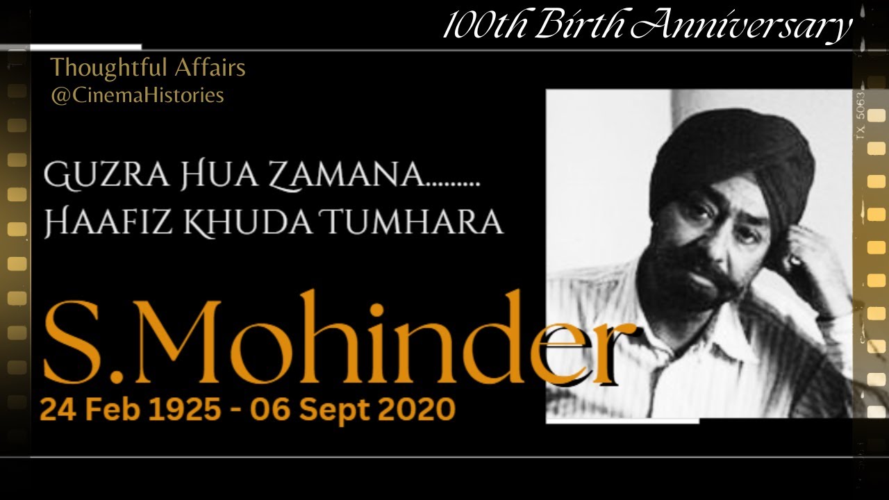S. Mohinder - 100 Years of The Unsung Music Director | बीते ज़माने के ...