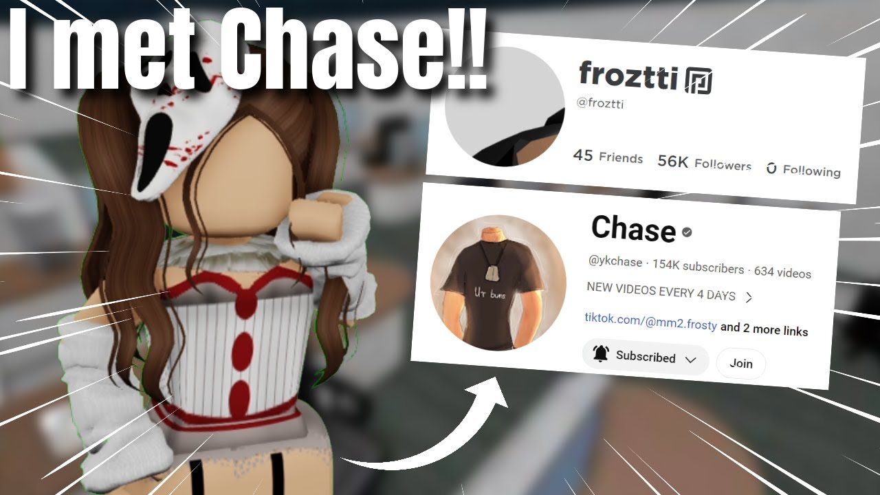 I MET @ykchase IN AN IF I DIE IN MM2 CHALLENGE... - YouTube