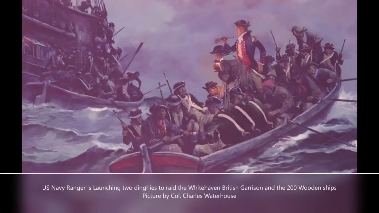 1778 US Navy daring raid on England Whitehaven port - YouTube