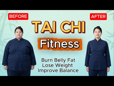 30-Min Tai Chi Fitness Workout to Burn Belly Fat, Lose Weight & Improve Balance