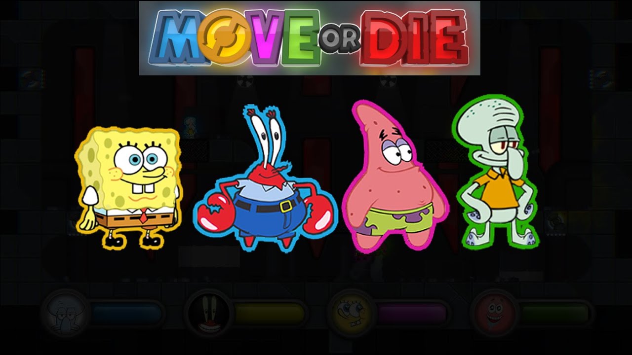 Move or Die Spongebob Characters Mod - YouTube