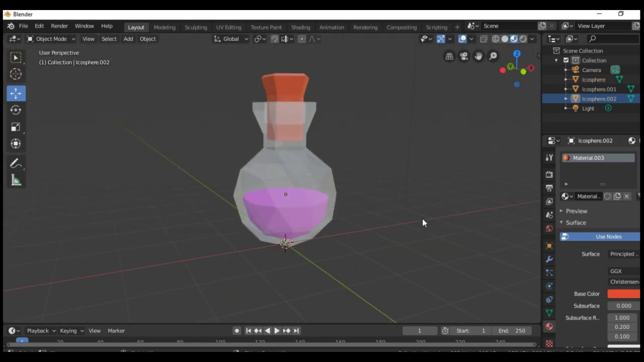 Potion in 5 minutes - Blender 2.8 - YouTube