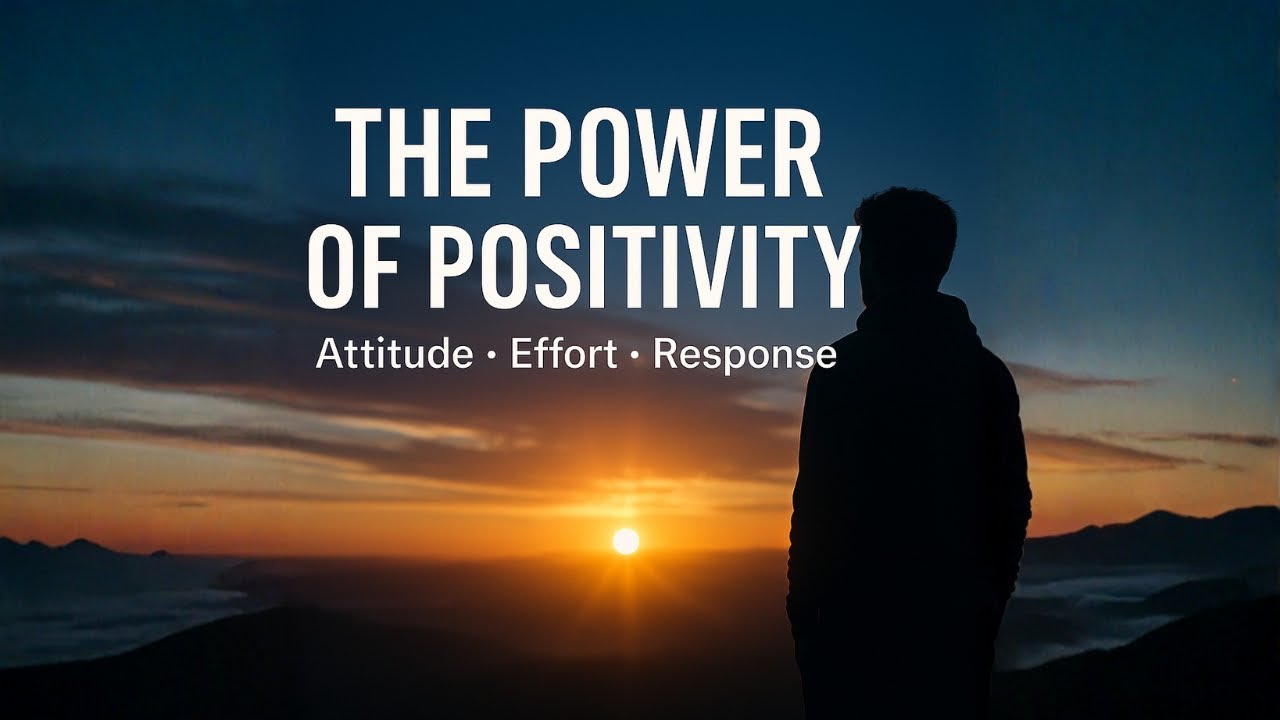 Attitude. Effort. Response. — The Power of Positivity - YouTube