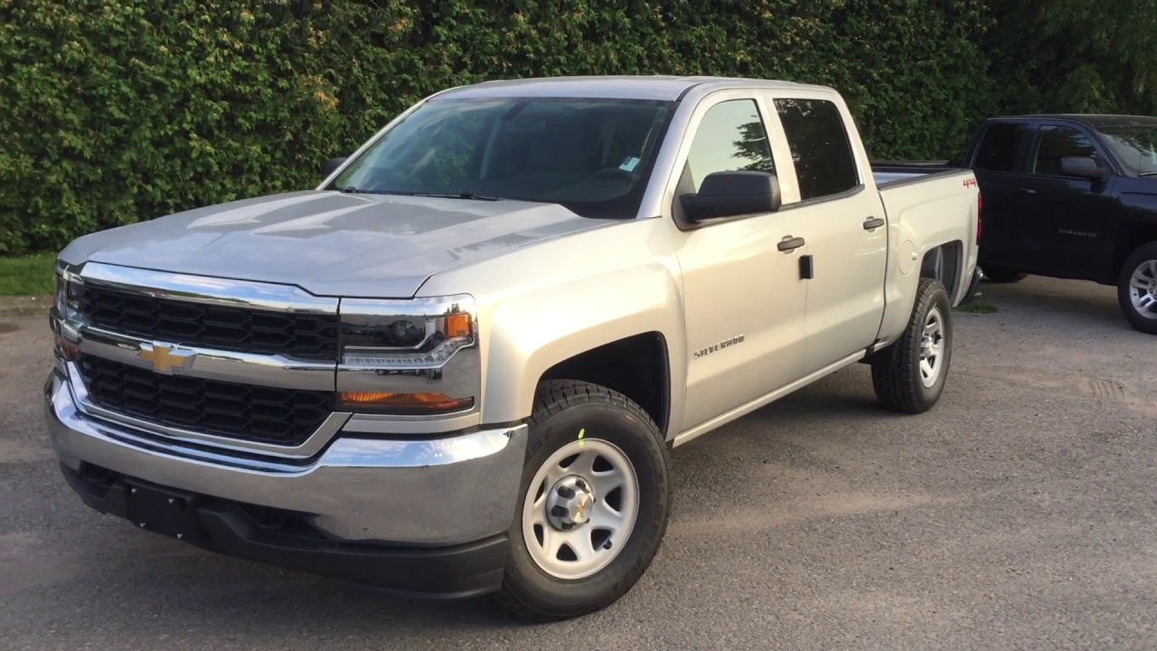 2018 Chevrolet Silverado 1500 Work Truck Crew Cab Silver Roy Nichols ...