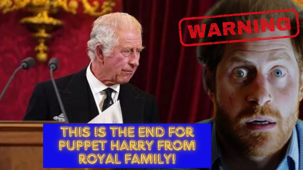 ENOUGH! Furious King Charles FINALLY PUT HIS FOOT DOWN As His Feud With Puppet Harry Reaches ...