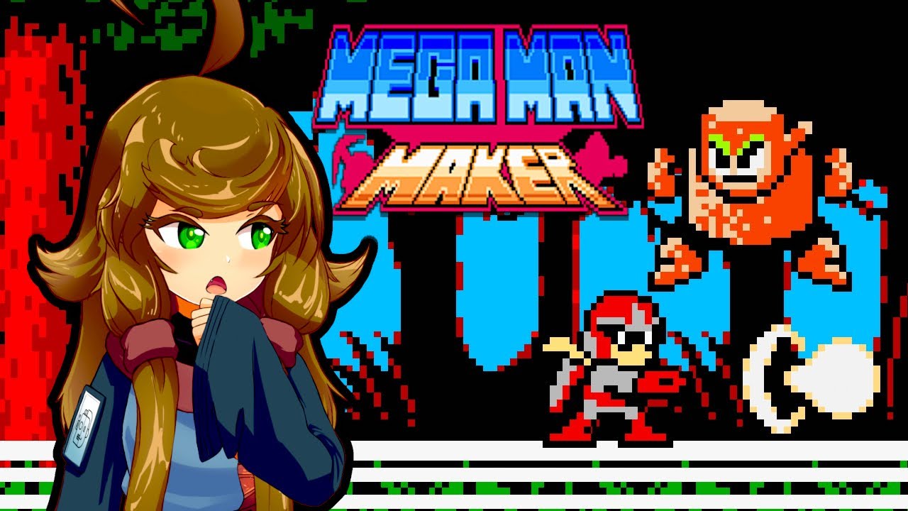 Stepping Up To The Challenge - Blu Chan Plays Mega Man Maker - YouTube