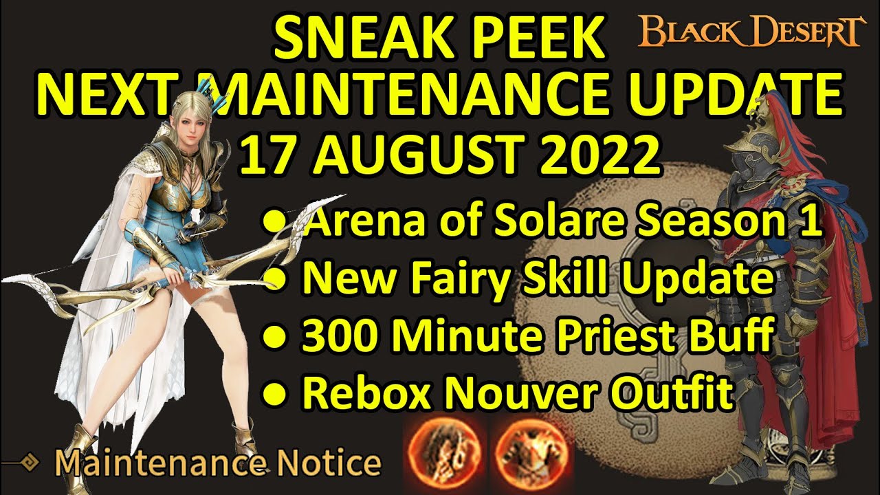 New Fairy Skill, Exchange / Rebox Nouver Outfit Nouverikat (BDO Sneak Peek, 17 August 2022 ...
