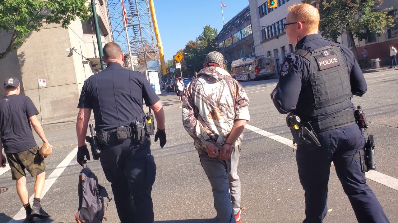 Introducing the Vancouver Police Department's self arrest service, walk ...