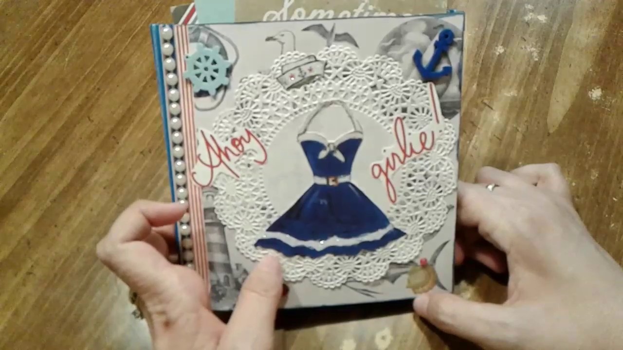My First Flip Book~"Nautical/Beach Themed" - YouTube