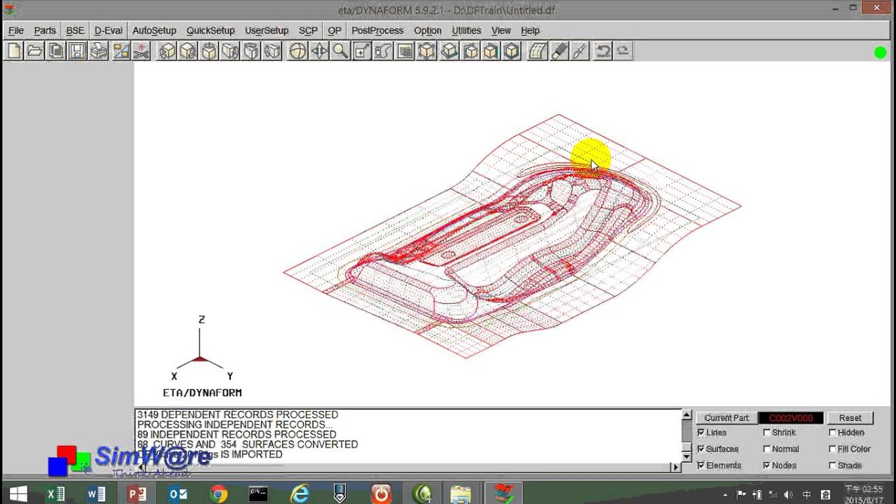 DYNAFORM AutoSetup語音講解-05 - YouTube