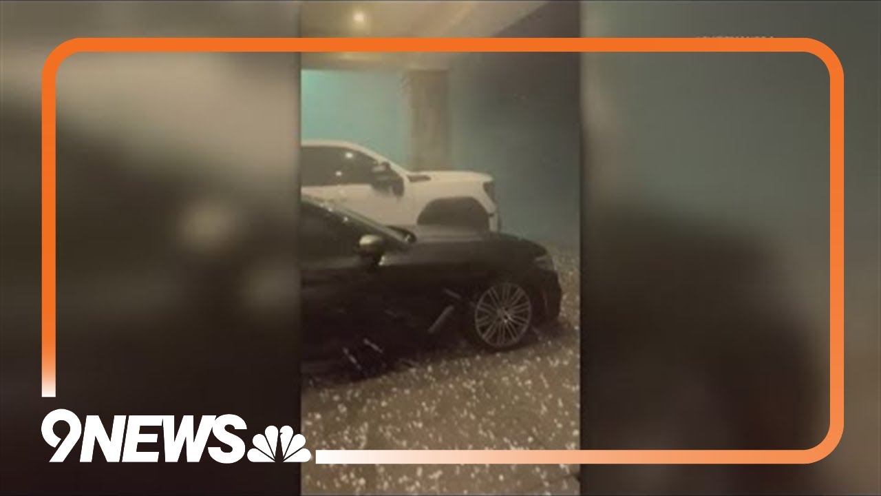 Baseball-sized hail hits Yuma County causing major damage - YouTube