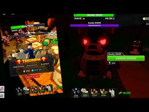 Roblox TDS 2022 Duck Hunt Event Triumph (Full Gameplay) - YouTube