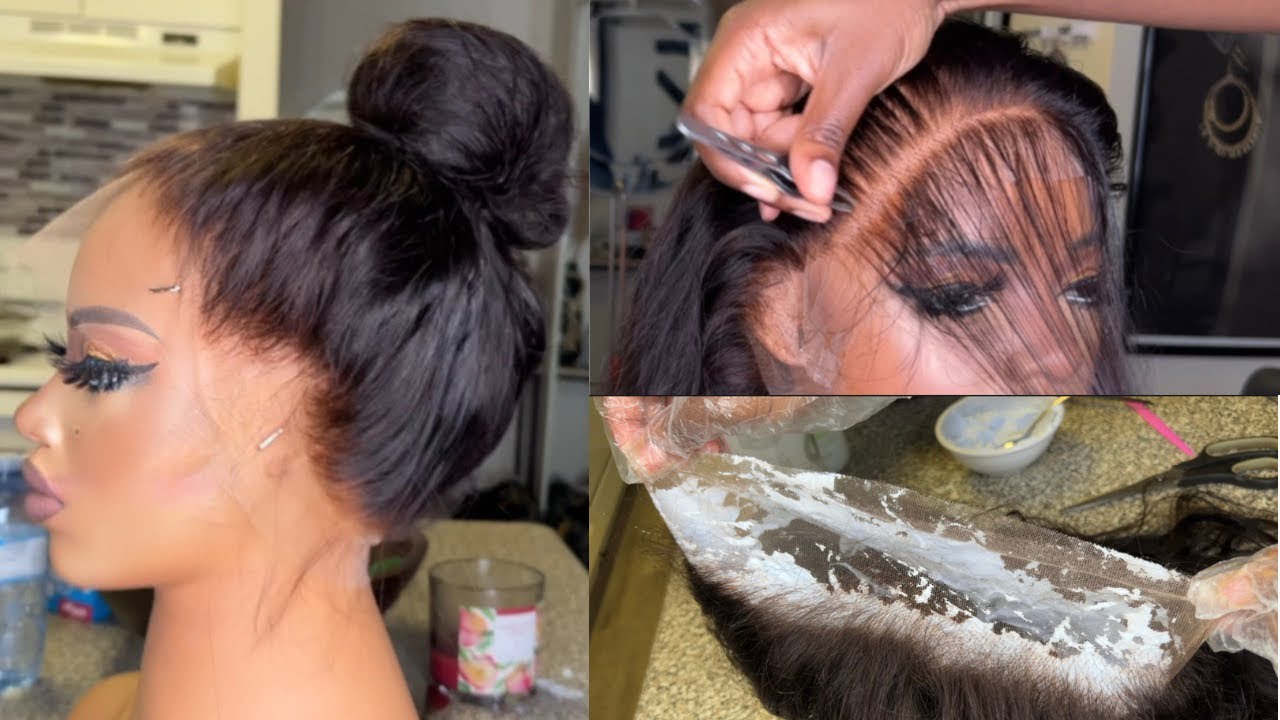 HOW TO: bleach, plucking and tone knots on a 360 lace wig|| MISTAKES TO ...