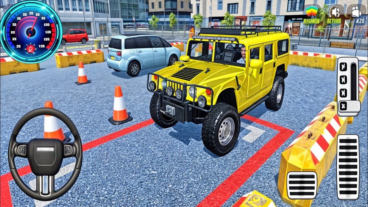 Car Parking Simulator - Hummer Parking School - Master Of Parking: SUV ...