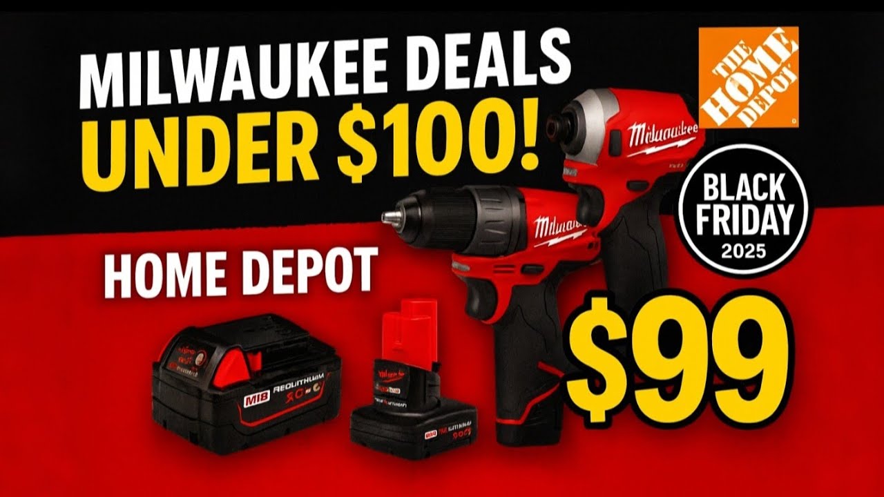 BEST Milwaukee Black Friday Deals Under $100 at Home Depot (TOOLS ...