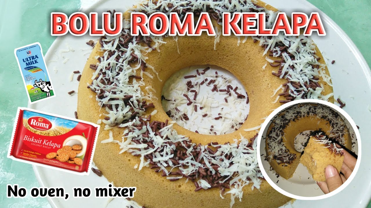 BOLU ROMA KELAPA LEMBUT DAN EMPUK - YouTube