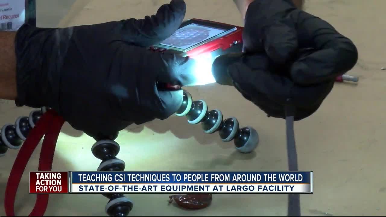 Largo CSI forensics lab helping solve global crime - YouTube