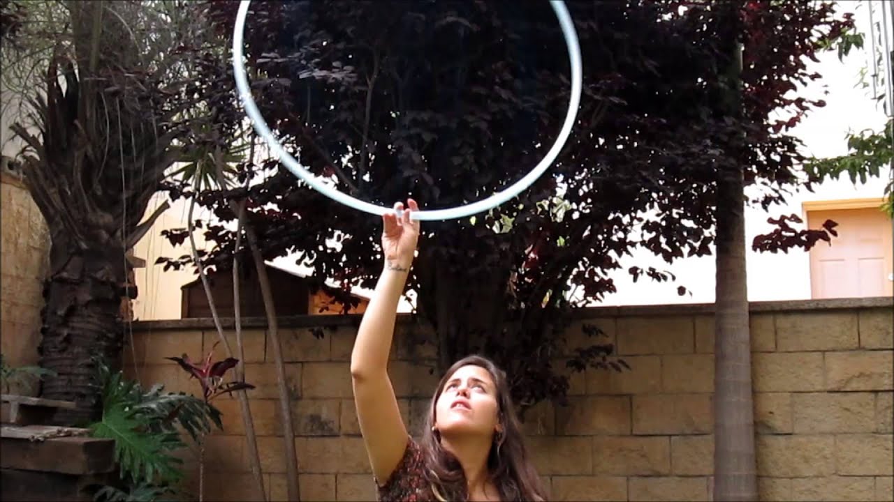 hand spin finger spin hoop tutorial - YouTube