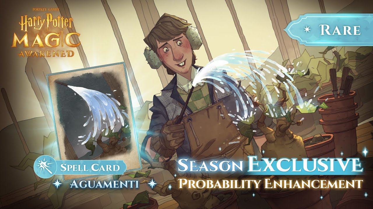 Harry Potter: Magic Awakened - Rare Spell Card Teaser: Aguamenti - YouTube