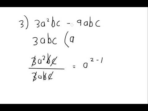 Grade 9 Factorisation Lesson 3 Common Factor - YouTube